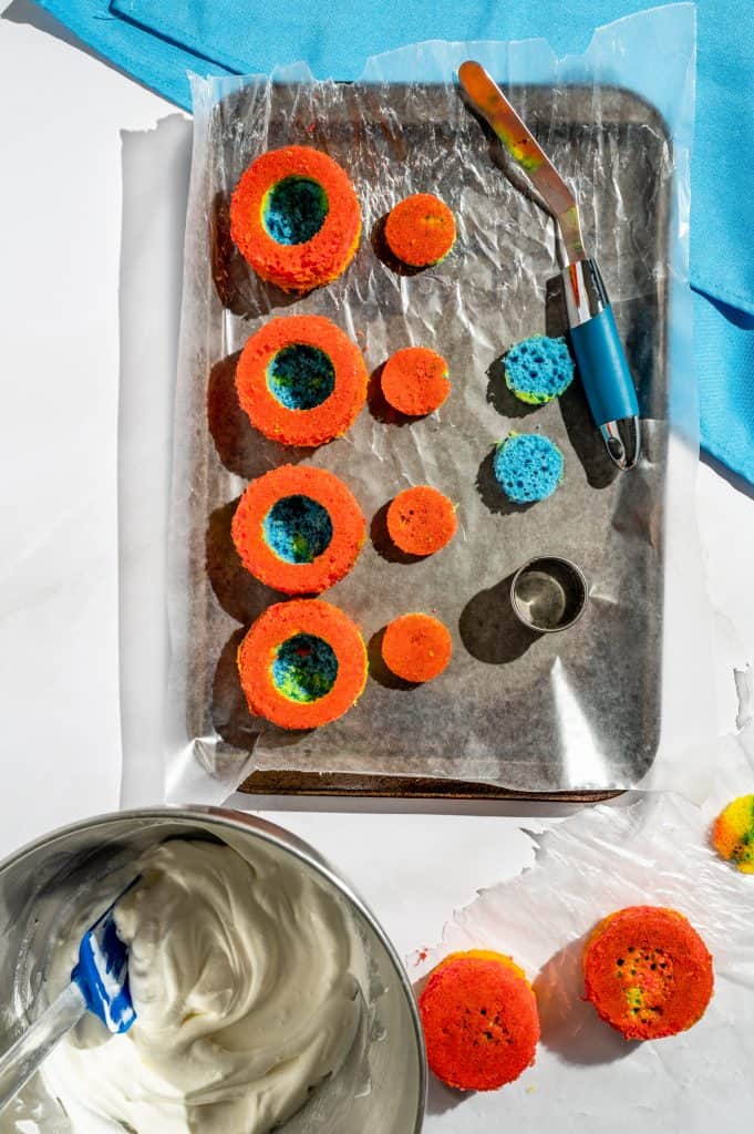 Rainbow Vanilla Ding Dongs - Butter & Thyme