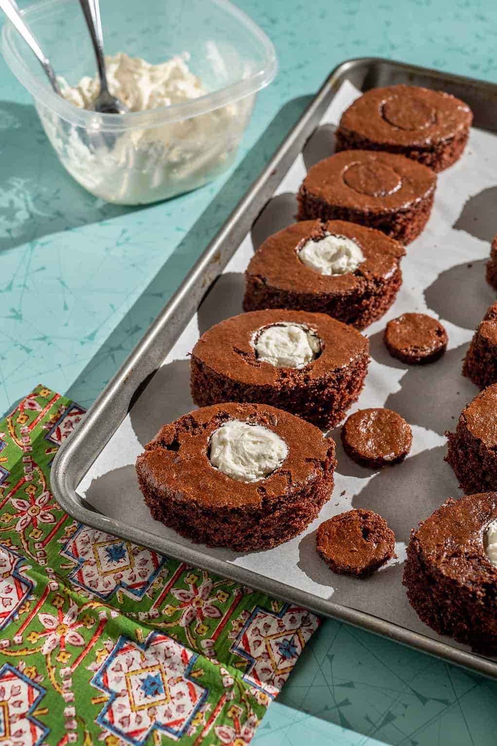 Mini Football Cakes (Cream-Filled Football Shaped Ring Dings) - Butter ...